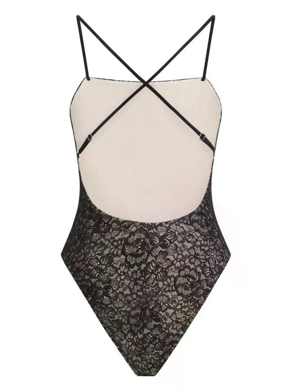 Dolce & Gabbana Lace Swimsuit - Neutrals