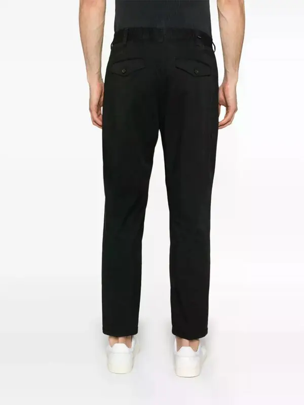 PT TORINO Elasticated Waistband Trousers - Black