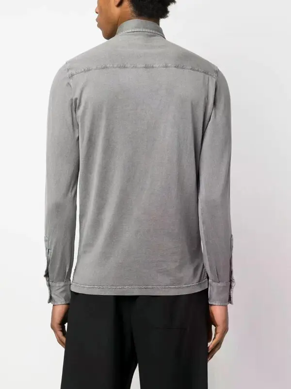 Fedeli Long-sleeved Cotton Shirt