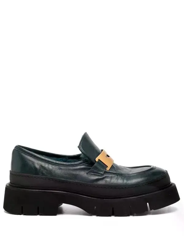 MADISON MAISON Lug Sole 40mm Loafers - Green