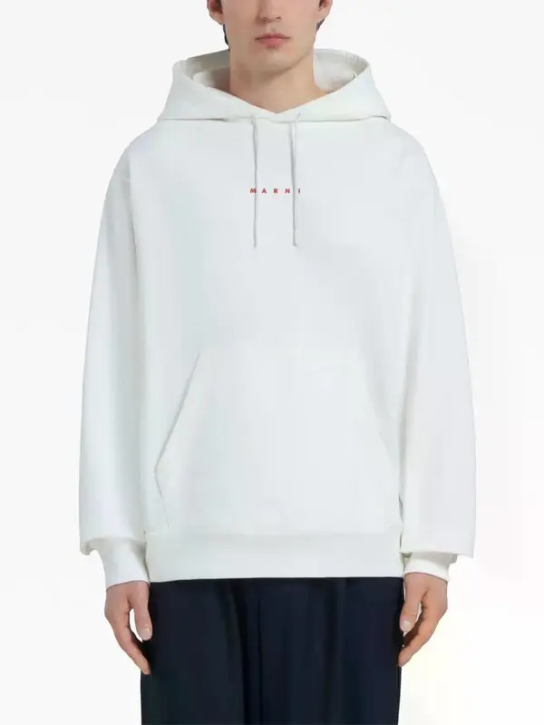 Marni Logo-print Cotton Hoodie
