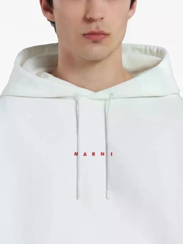Marni Logo-print Cotton Hoodie