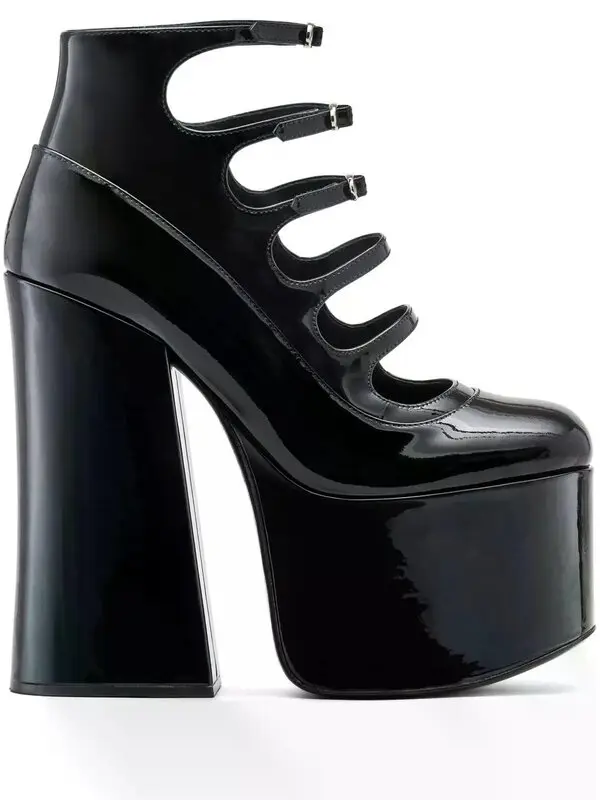 Marc Jacobs Kiki 160mm Platform Block Heel Pumps - Black