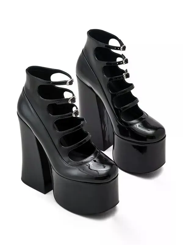 Marc Jacobs Kiki 160mm Platform Block Heel Pumps - Black