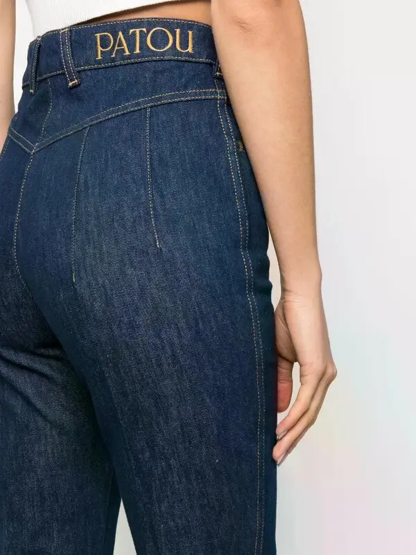 PATOU Organic Denim Flared Jeans