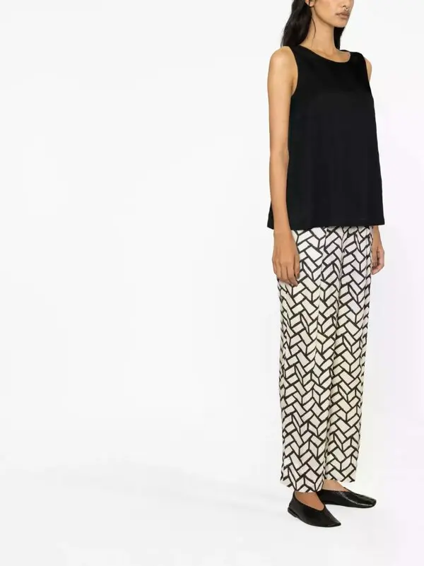 Lorena Antoniazzi Crew Neck Sleeveless Tank Top