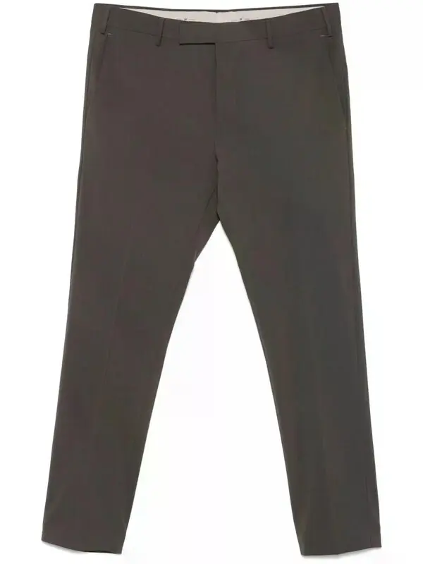 PT TORINO Tapered Trousers In Battleship - Grey