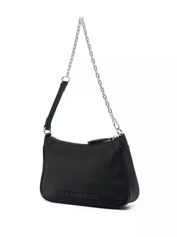 Karl Lagerfeld Ikonik Appliqué Shoulder Bag