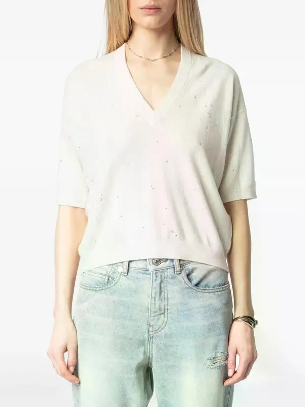 Zadig&Voltaire Wully Top - Neutrals