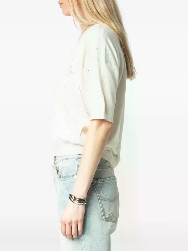 Zadig&Voltaire Wully Top - Neutrals