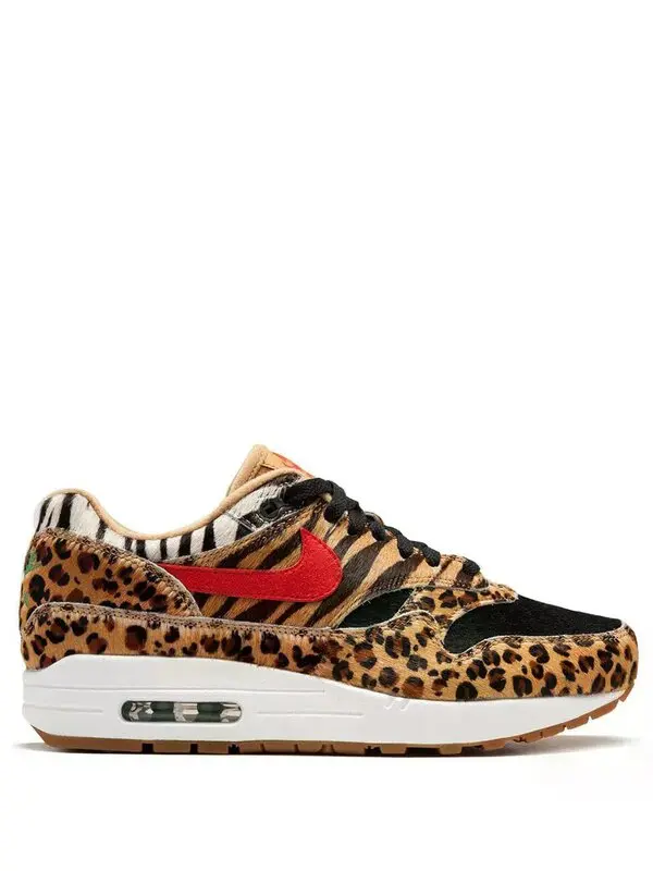 Nike Max 1 Dlx Animal Print Lace-up Sneakers - Neutrals