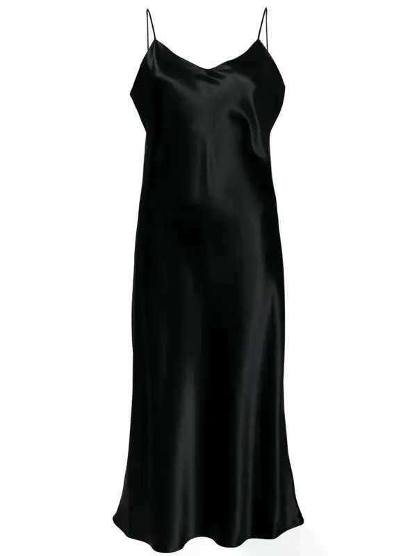 Polo Ralph Lauren Silk Satin Dress - Black