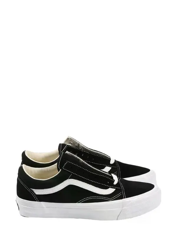 VANS Vault Og Old Skool Lx Suede Leather Sneakers - Black