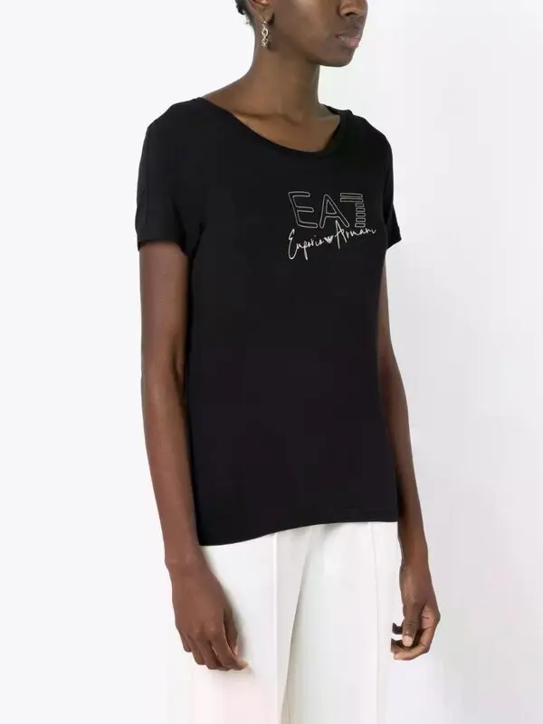 EA7 Logo Print T-shirt