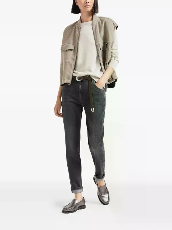 Brunello Cucinelli Cashmere Fitted Jumper