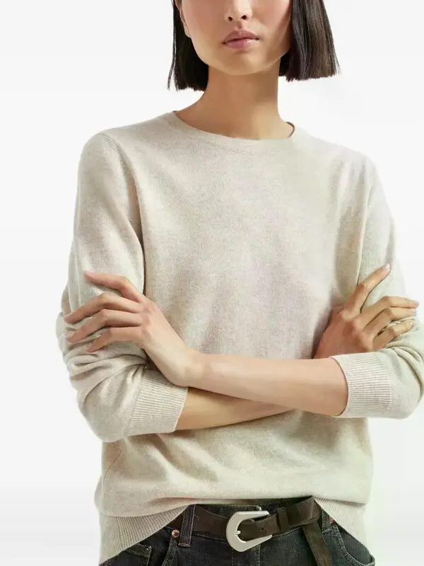 Brunello Cucinelli Cashmere Fitted Jumper