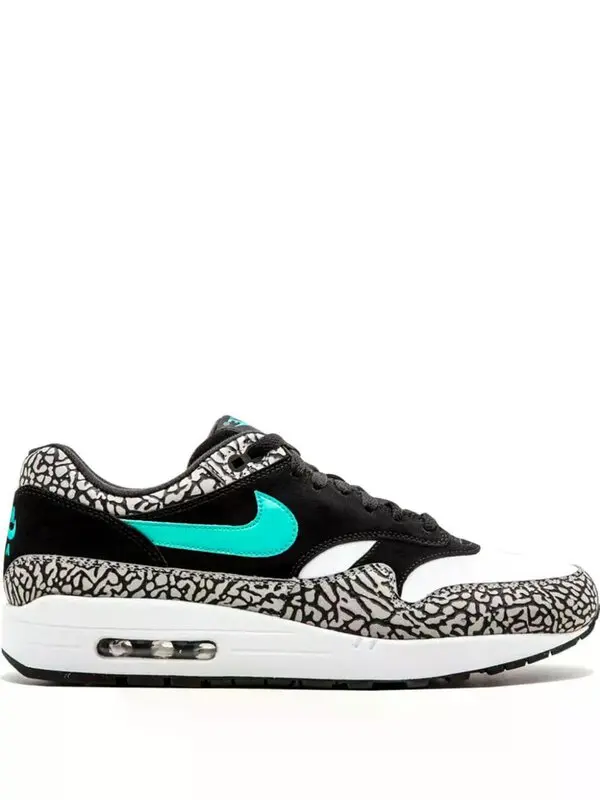 Nike X Atmos Air Max 1 Premium Retro Elephant Sneakers - Black