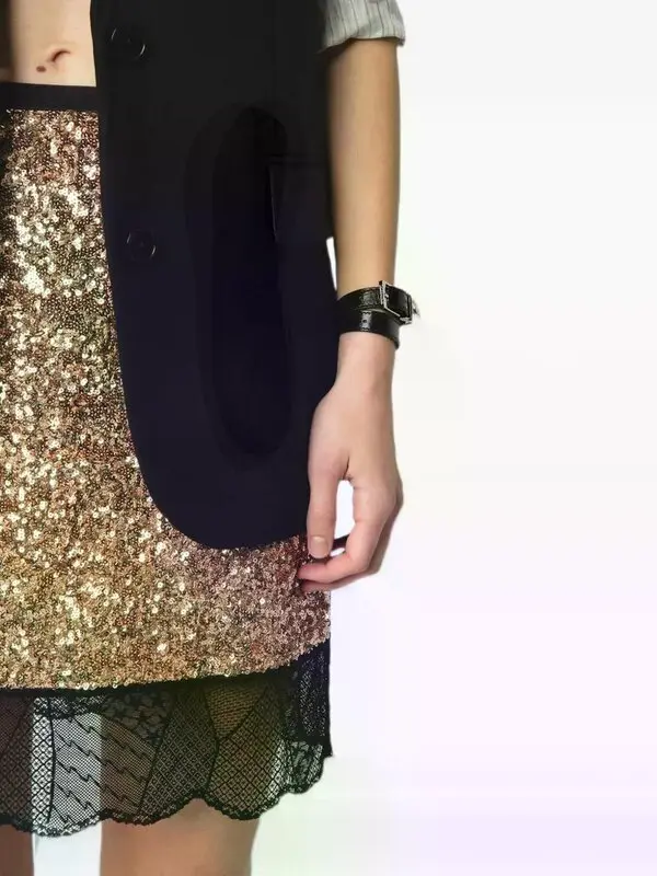 Zadig&Voltaire Justicias Sequin And Lace Mini Skirt