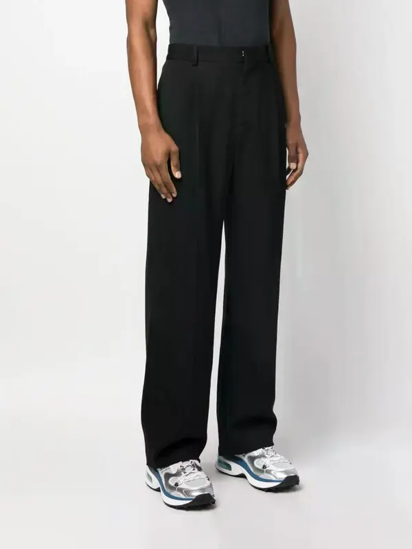 BOTTER Straight-leg Pleated Virgin Wool Trousers
