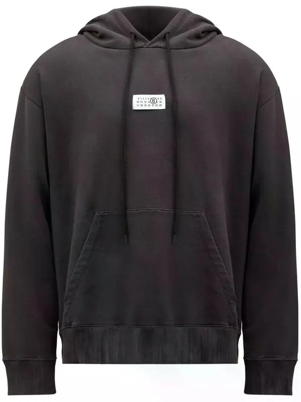 MAISON MARGIELA Numbers-motif Hoodie - Black