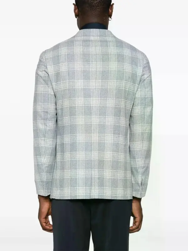 Eleventy Checkered Blazer