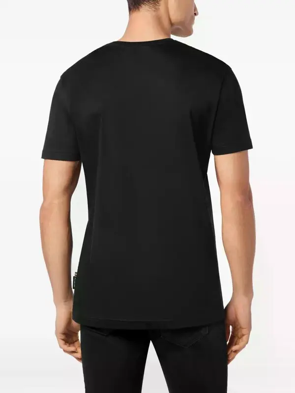 Philipp Plein Logo-appliqué T-shirt - Black