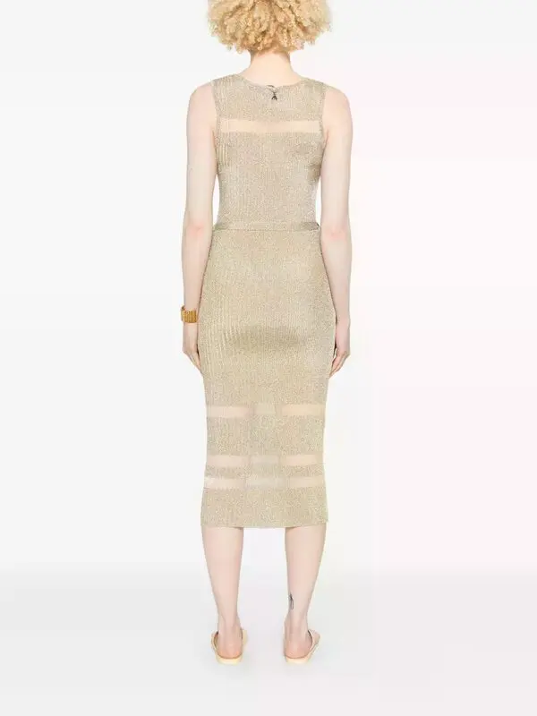 Patrizia Pepe Lurex Midi Dress