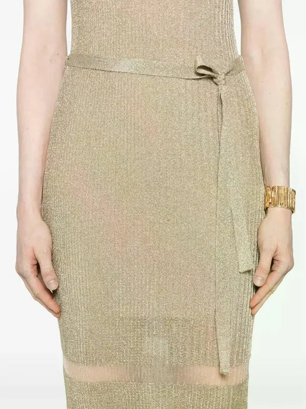 Patrizia Pepe Lurex Midi Dress