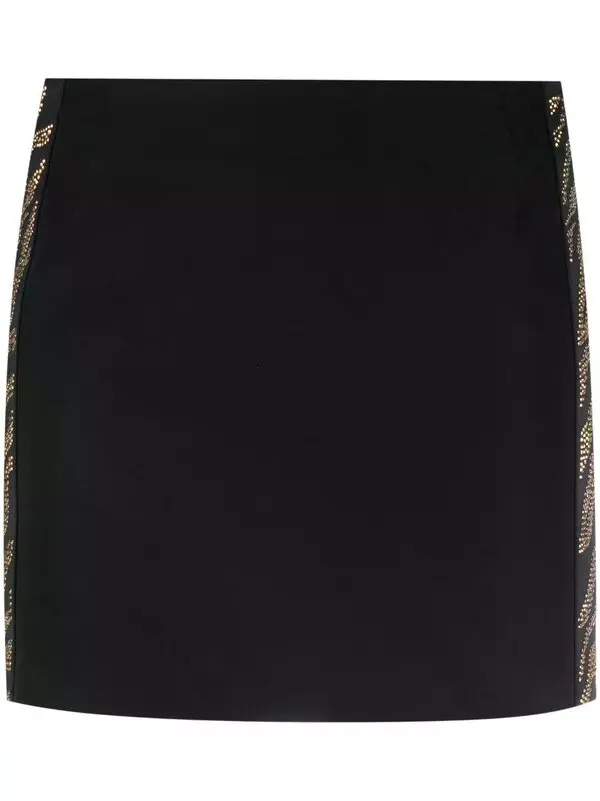Just Cavalli Rhinestone Embellished Miniskirt