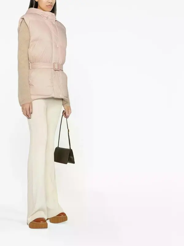 IENKI IENKI Belted Waist Puffer Vest