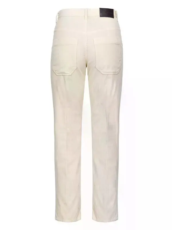 Pinko Cloe Corduroy Trousers Ivory