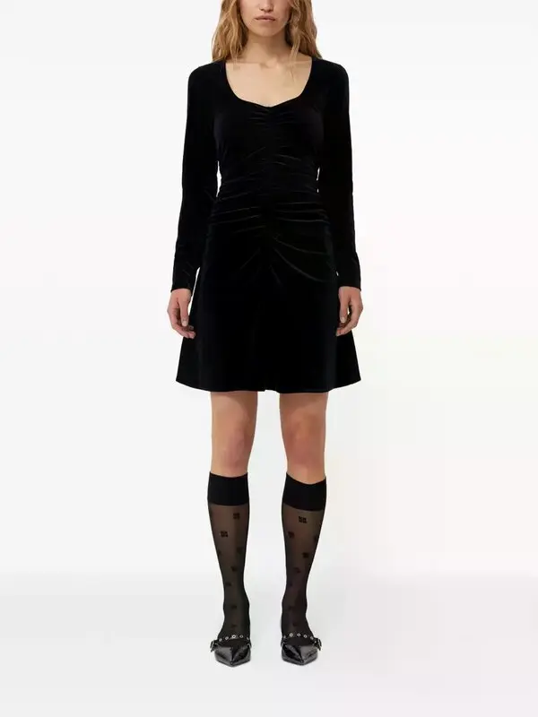 GANNI Butterfly Lace Knee High Socks