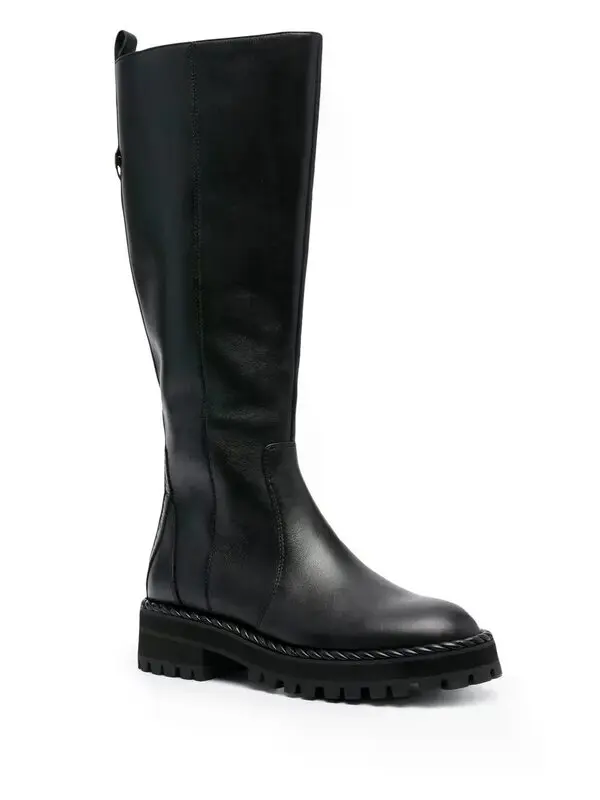 Liu Jo Knee-high Zip-up Leather Boots
