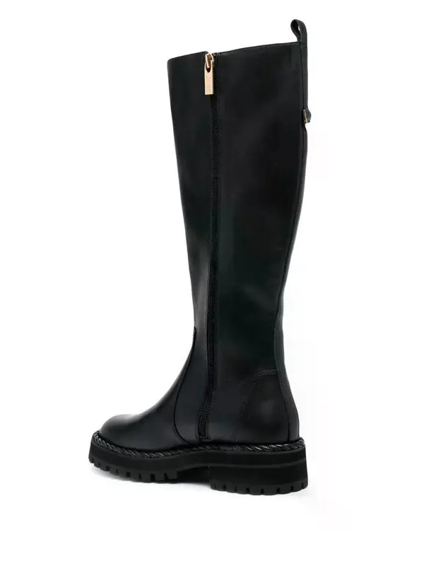 Liu Jo Knee-high Zip-up Leather Boots