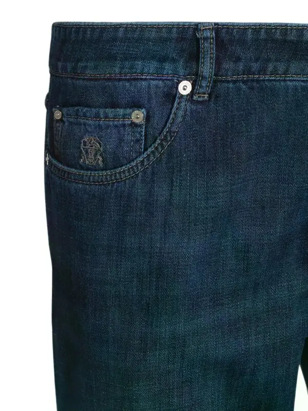Brunello Cucinelli Mid-rise Tapered Jeans