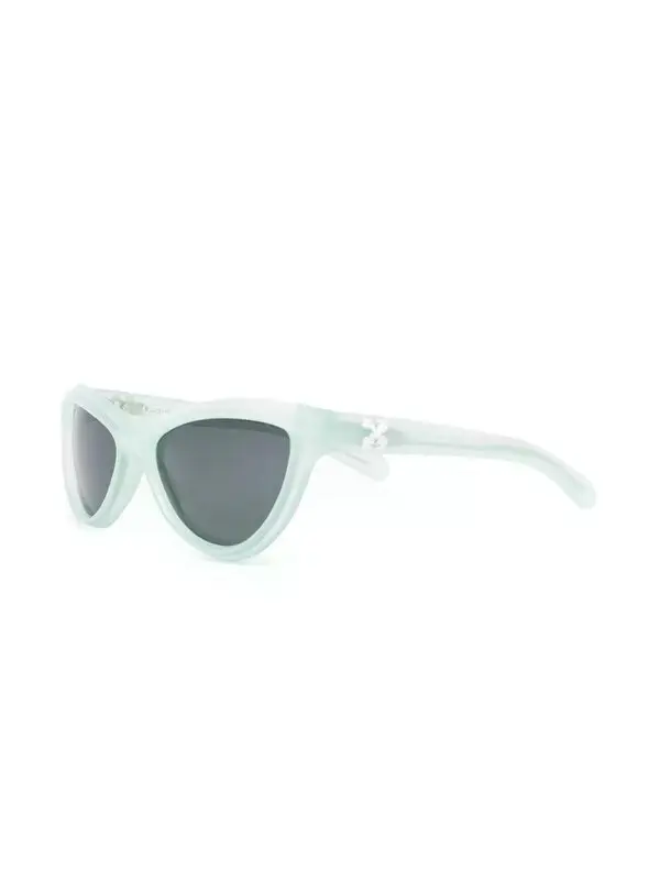 Off-White Atlanta Cat-eye Frame Sunglasses - Green