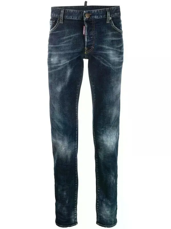 Dsquared2 Flag Patch Slim-fit Jeans