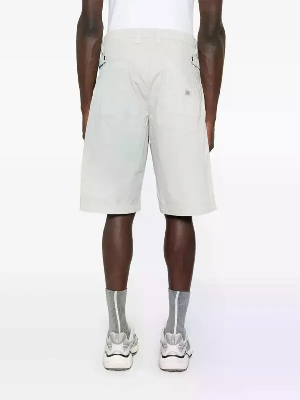 C.P. COMPANY Cotton Bermuda Shorts - Grey