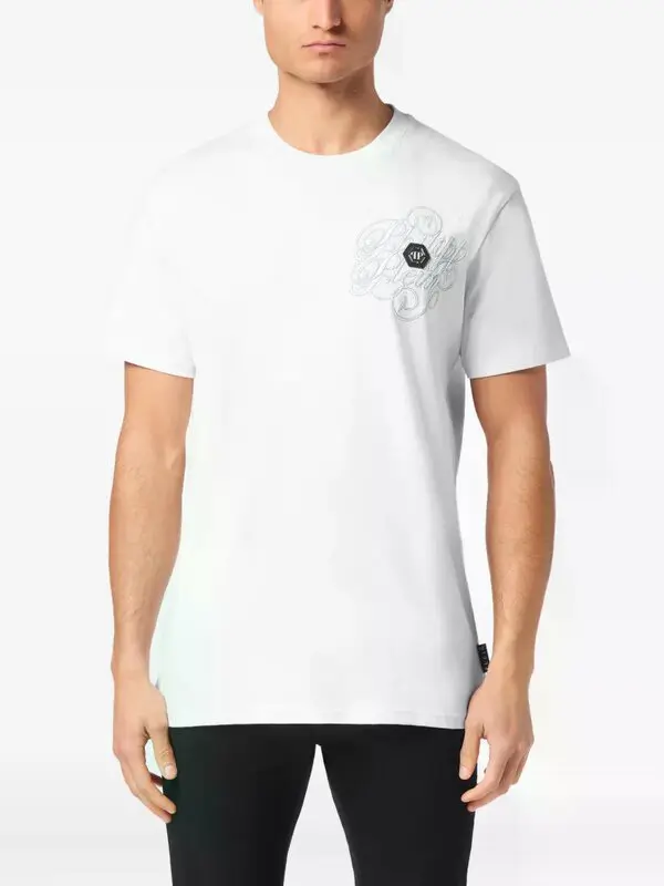 Philipp Plein Plein Coursive-print T-shirt