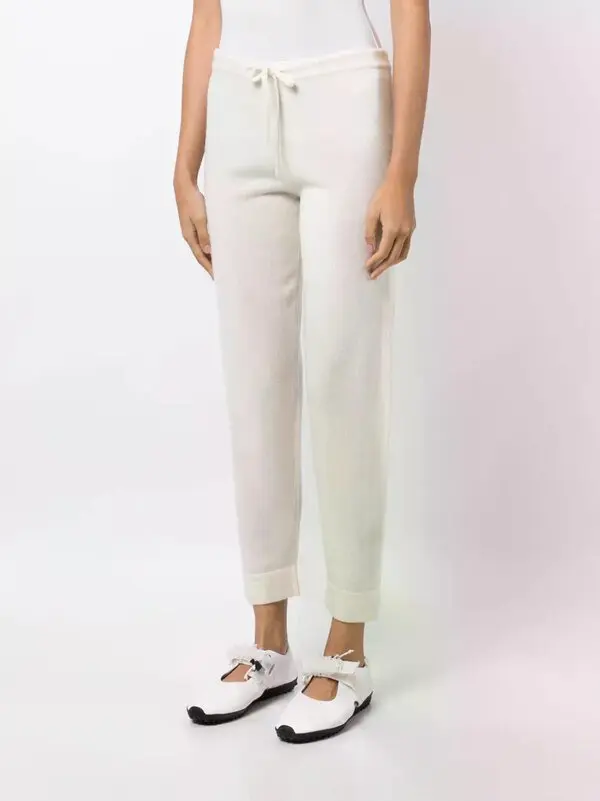 Cashmere In Love Fine-knit Track Pants