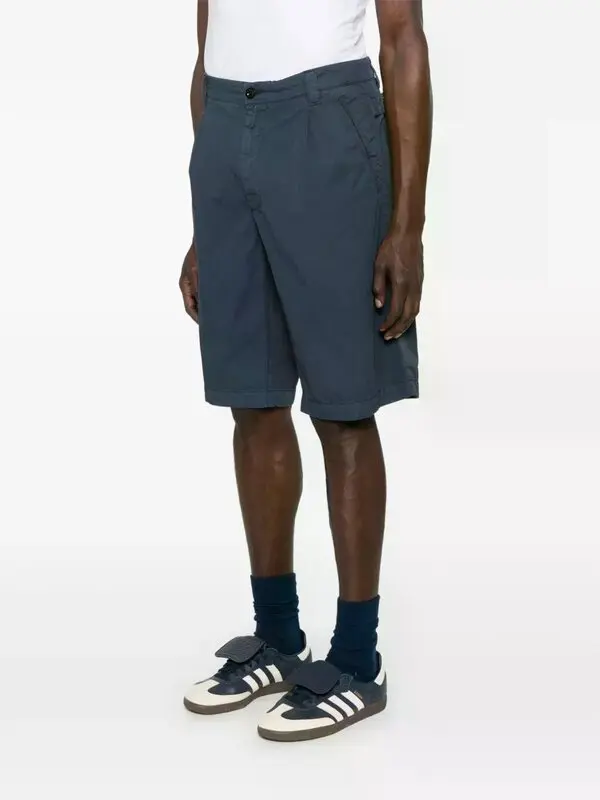 C.P. COMPANY Cotton Bermuda Shorts - Blue