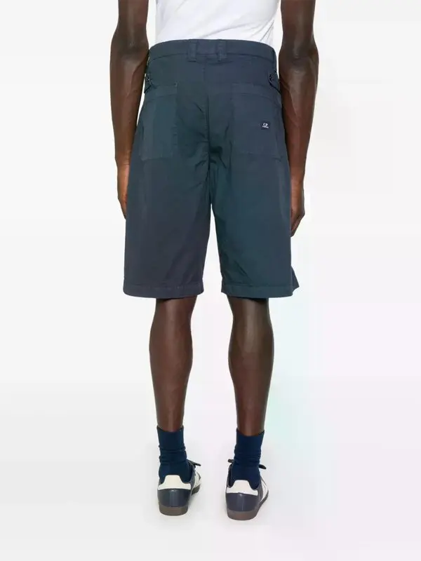 C.P. COMPANY Cotton Bermuda Shorts - Blue