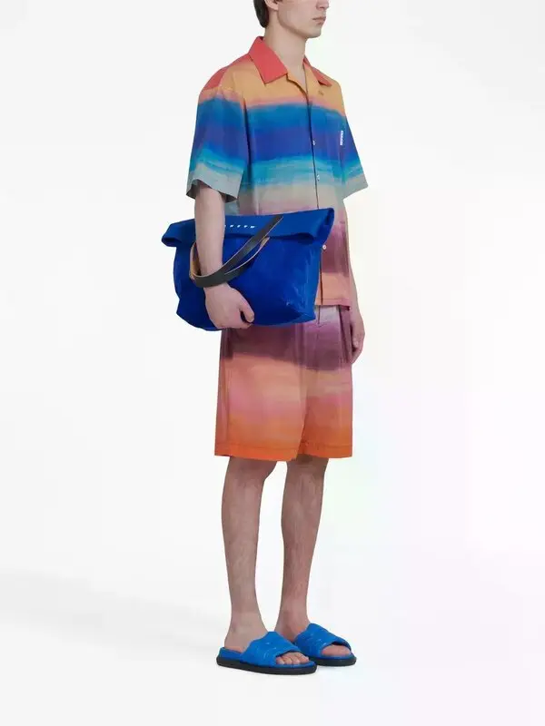 Marni Painterly-print Cotton Shirt