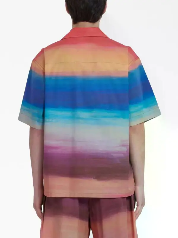 Marni Painterly-print Cotton Shirt