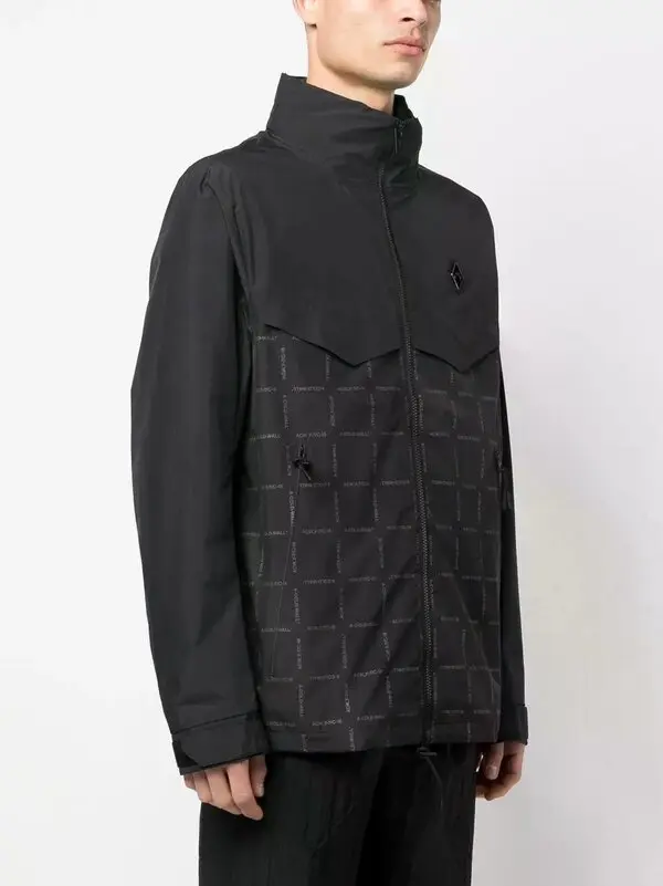 A-COLD-WALL* Logo Print High Neck Jacket