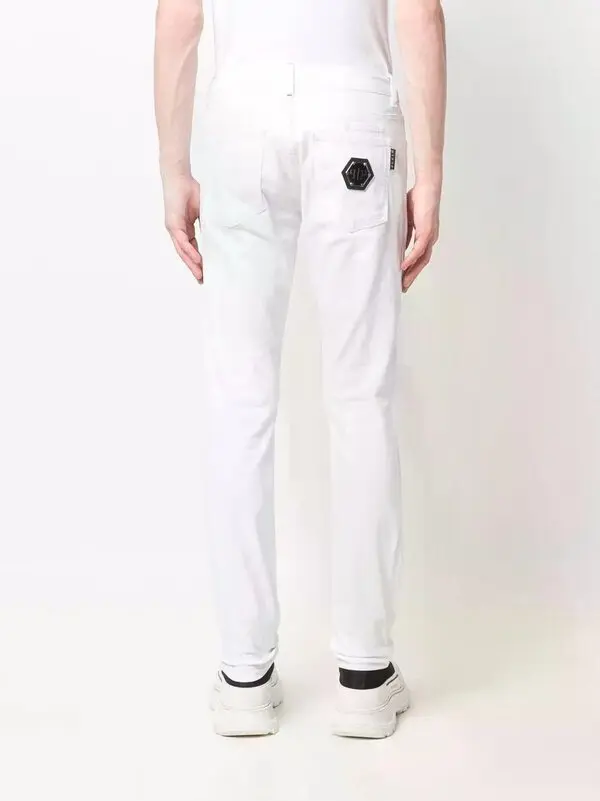 Philipp Plein Slim-fit Logo Jeans