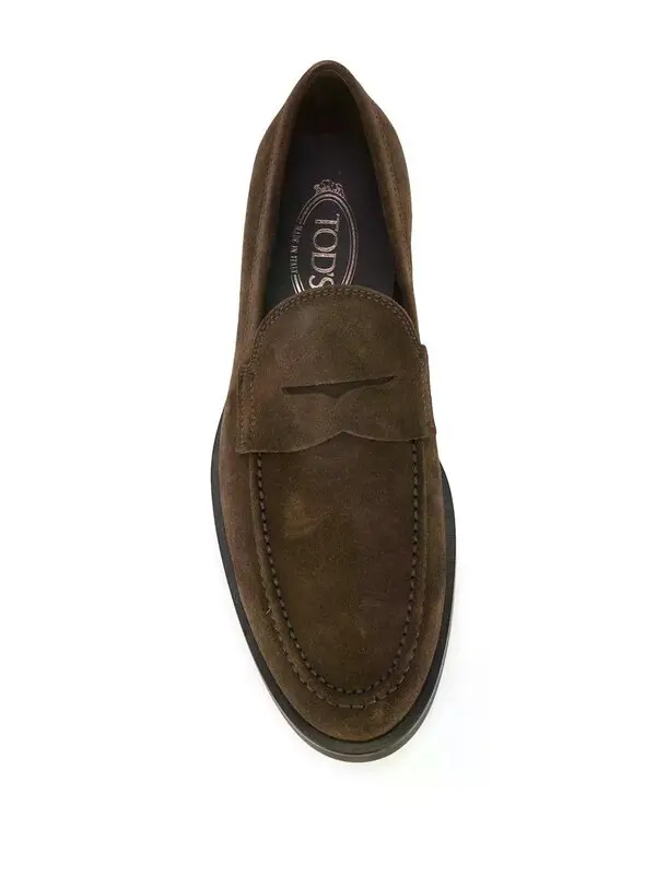 TOD'S Suede Slip-on Loafers