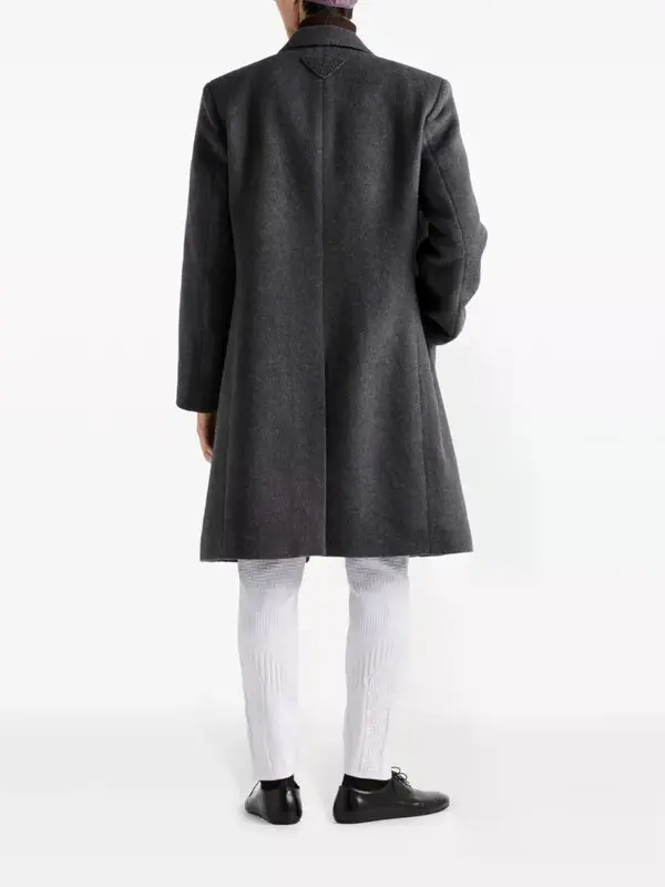 Prada Single-breasted Wool Coat