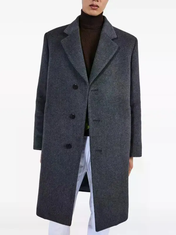 Prada Single-breasted Wool Coat