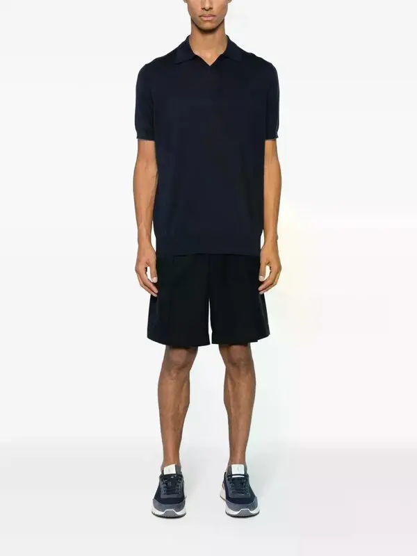 Brunello Cucinelli Short-sleeve Cotton Polo Shirt